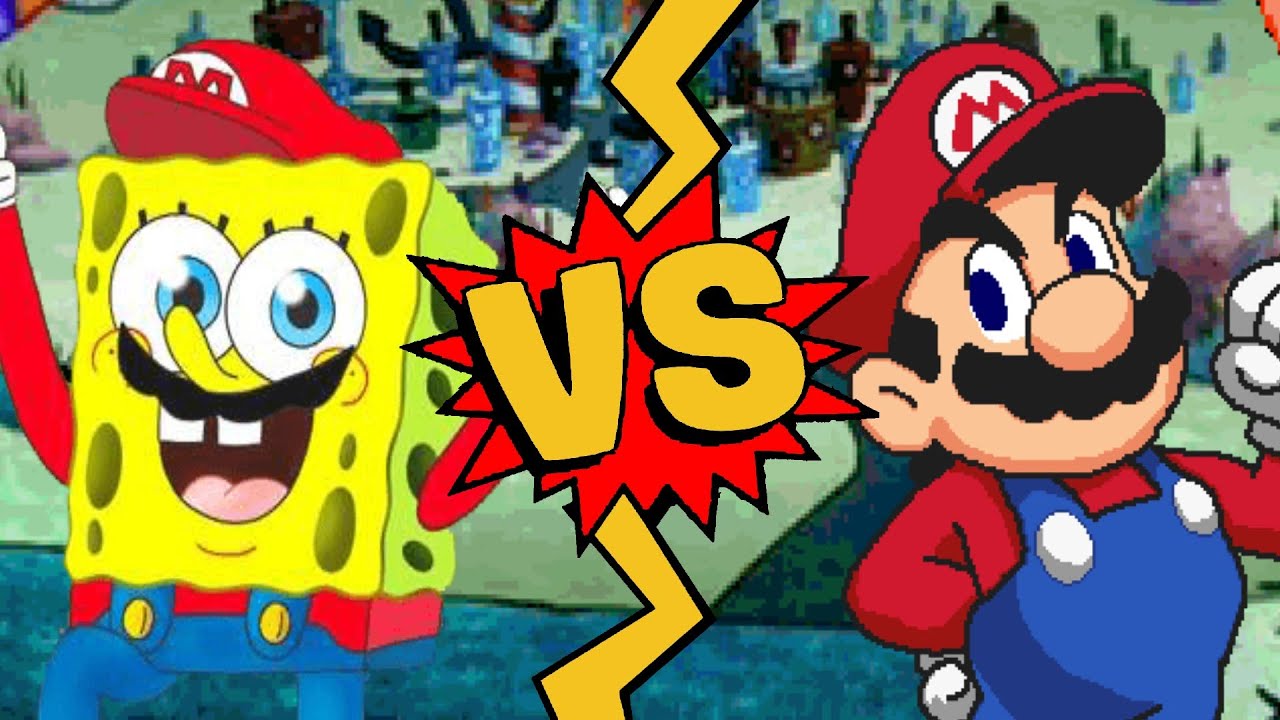 M U G E N Battles Spongebob Vs Mario Spongebob Squarepants Vs Super