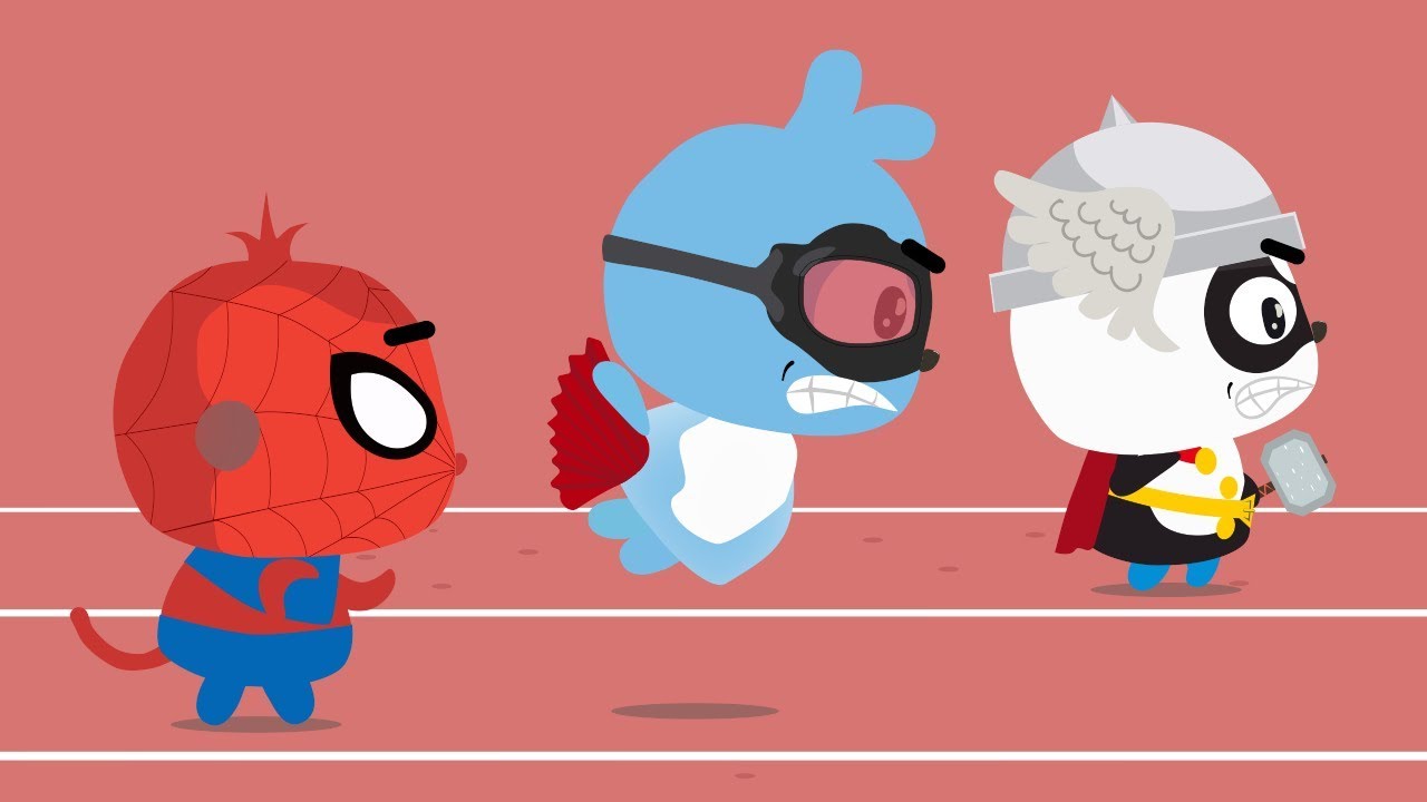 Superhero Race Infinitoys Baa Bee Boo Tv Youtube