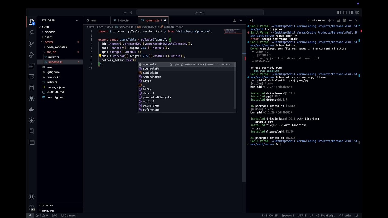 Live Coding Learning Auth With Jwt Postgres And Drizzle Orm Youtube