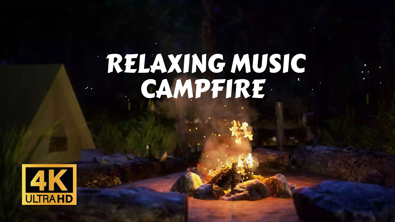 Relaxing Music Campfire Relaxing Guitar Music Soothing Music