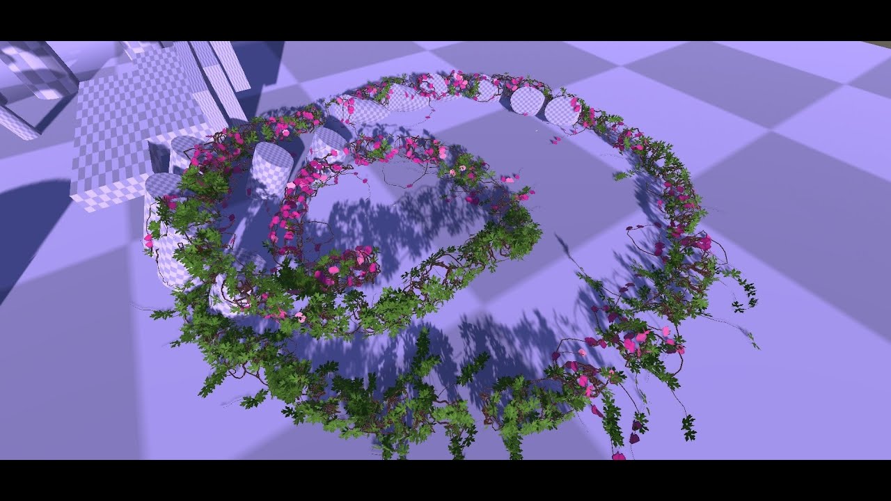 Ivy Studio New Real Time Gradual Vine Growth On Spline Youtube