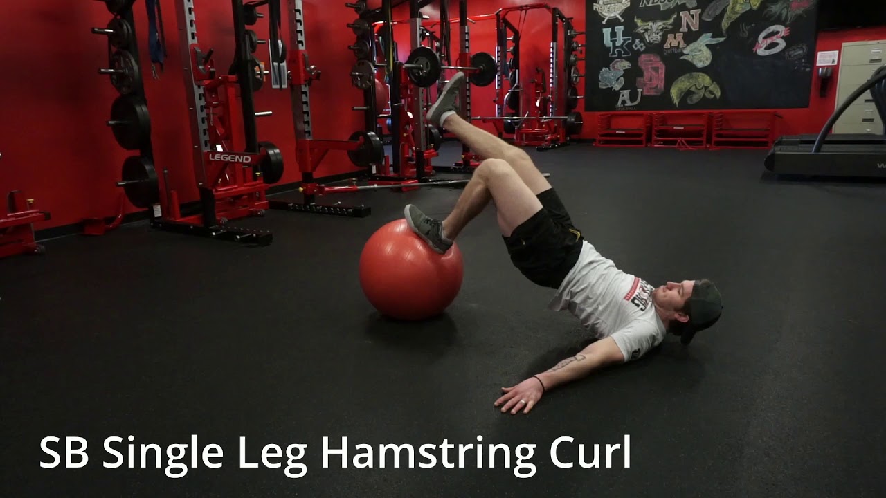 Stability Ball Hamstring Curl Single Leg At Randall Vega Blog