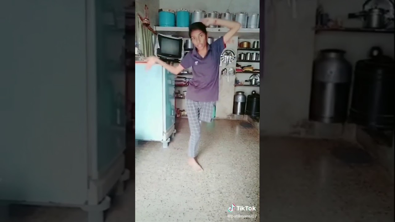 Amputee Girl Dancing On A Single Leg Amputee Girl Dancing In House