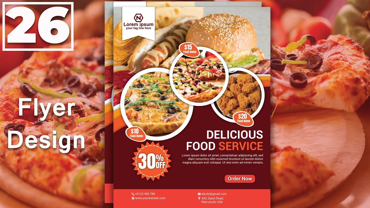 Flyer Design In Illustrator Bangla Tutorial Class 26 Youtube