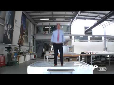Web Extra Repairing Hail Damage On An Etfe Roof Youtube