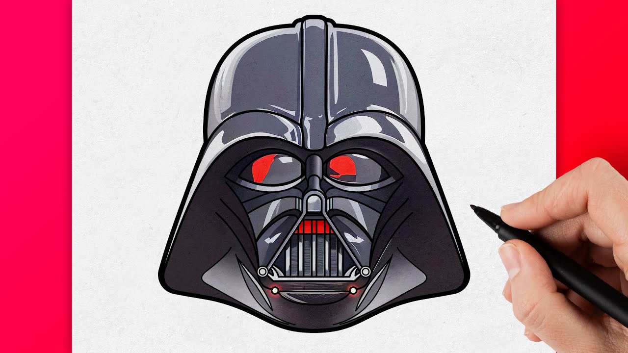 How To Draw Darth Vader Star Wars Youtube