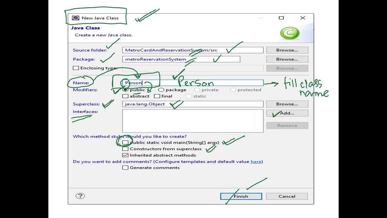 Lecture 03 How To Create A Java Project Package And Class In Eclipse