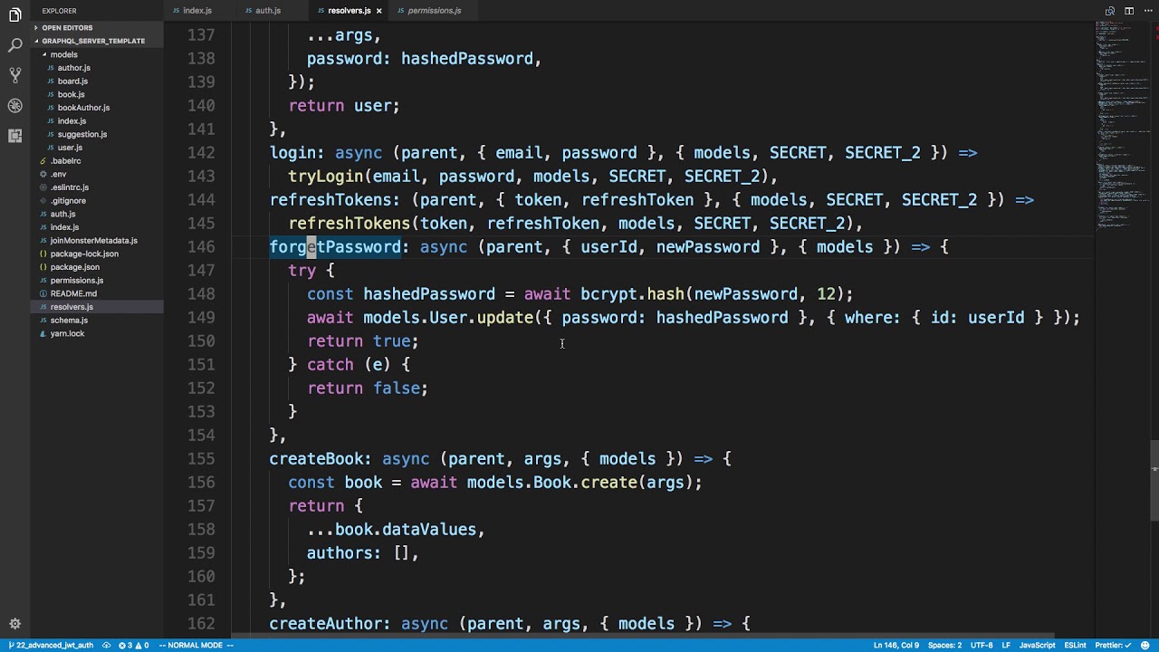 Authentication With Refresh Tokens Implementation Youtube