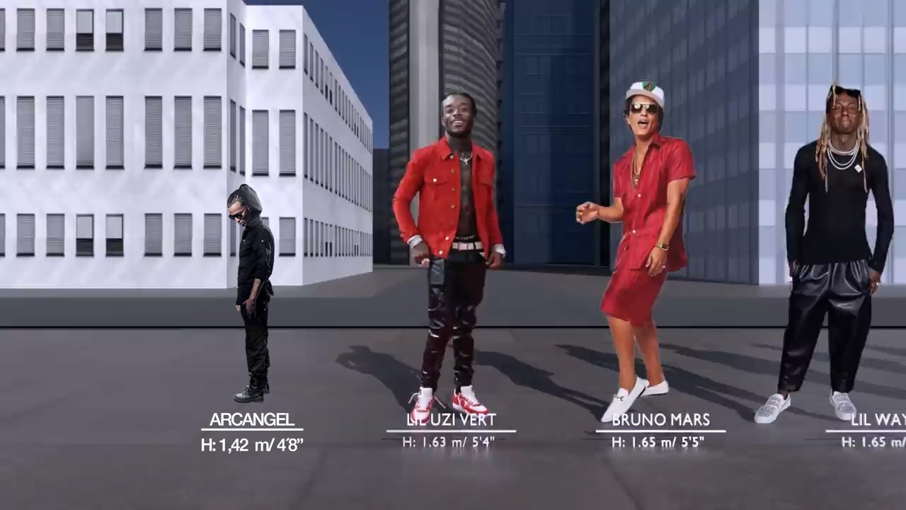 Male Singers Height Comparison 3d Corregido Youtube