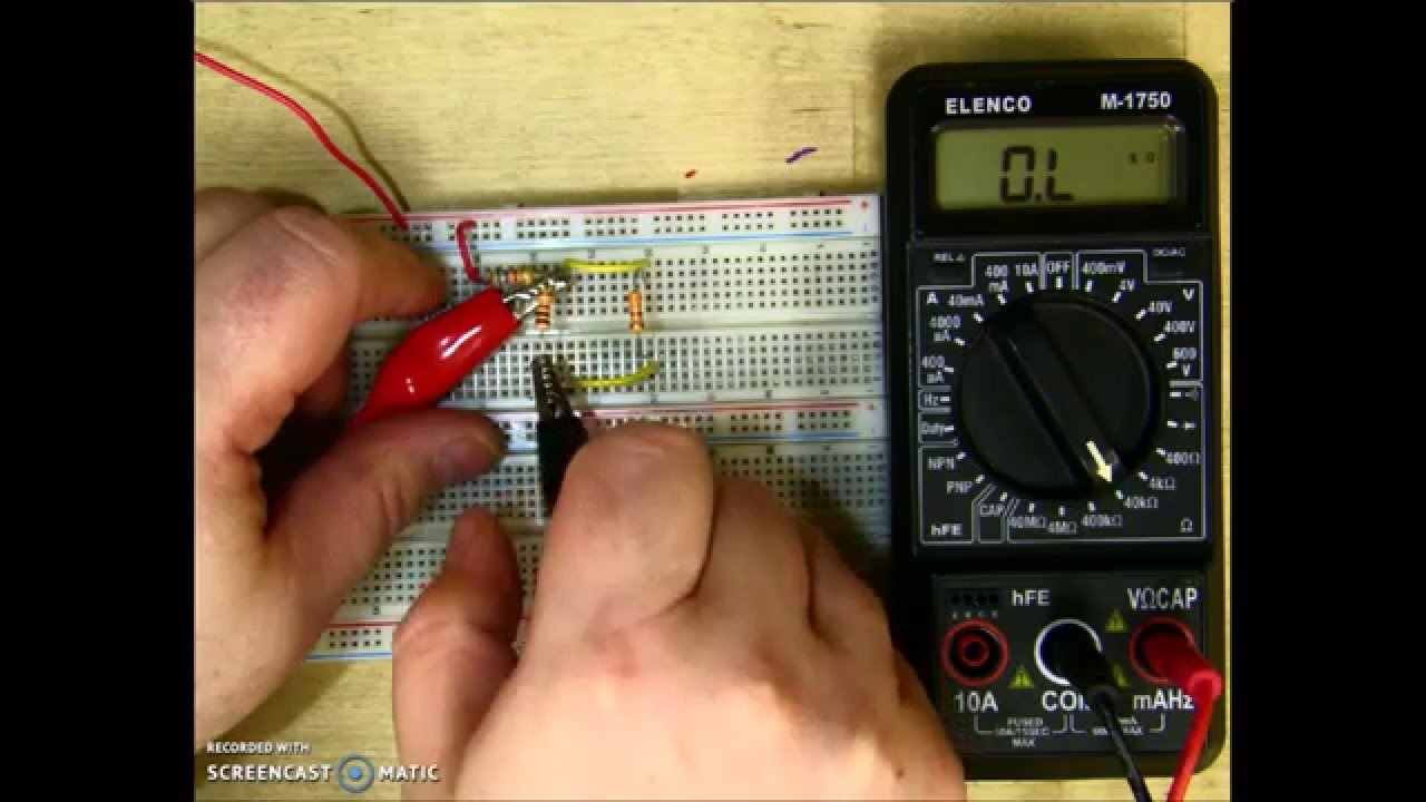 Measuring A Series Parallel Circuit Youtube