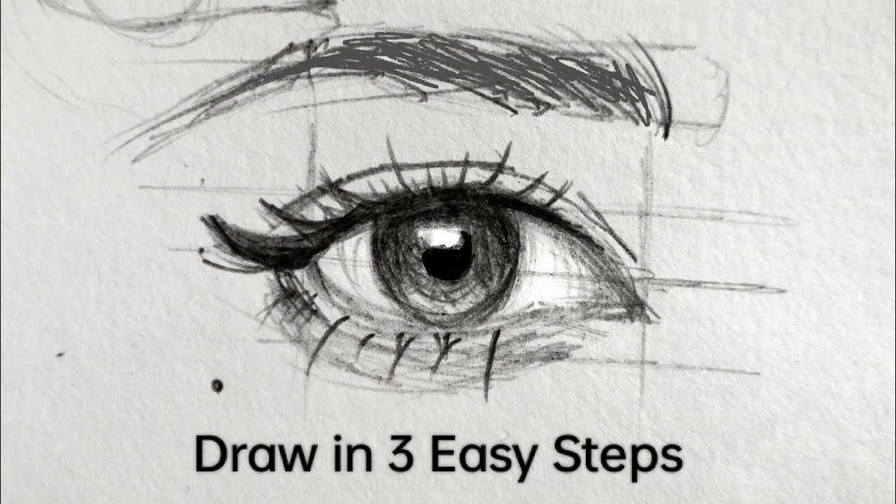 Step By Step Eye Drawing