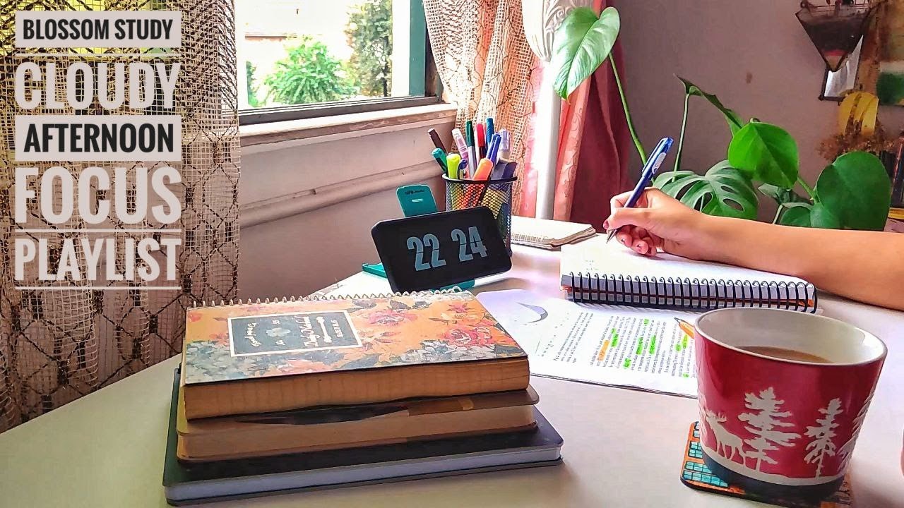 Study With Blossom In The Cloudy Afternoon Youtube