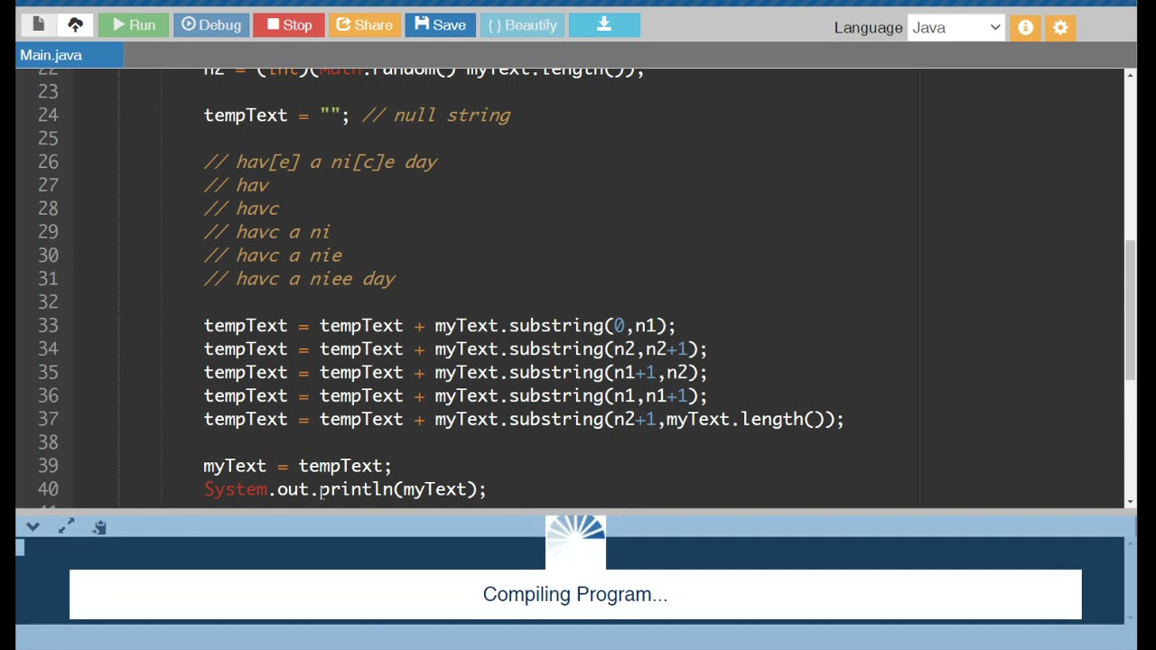 Java Strings Lesson 08 Scramble String Youtube