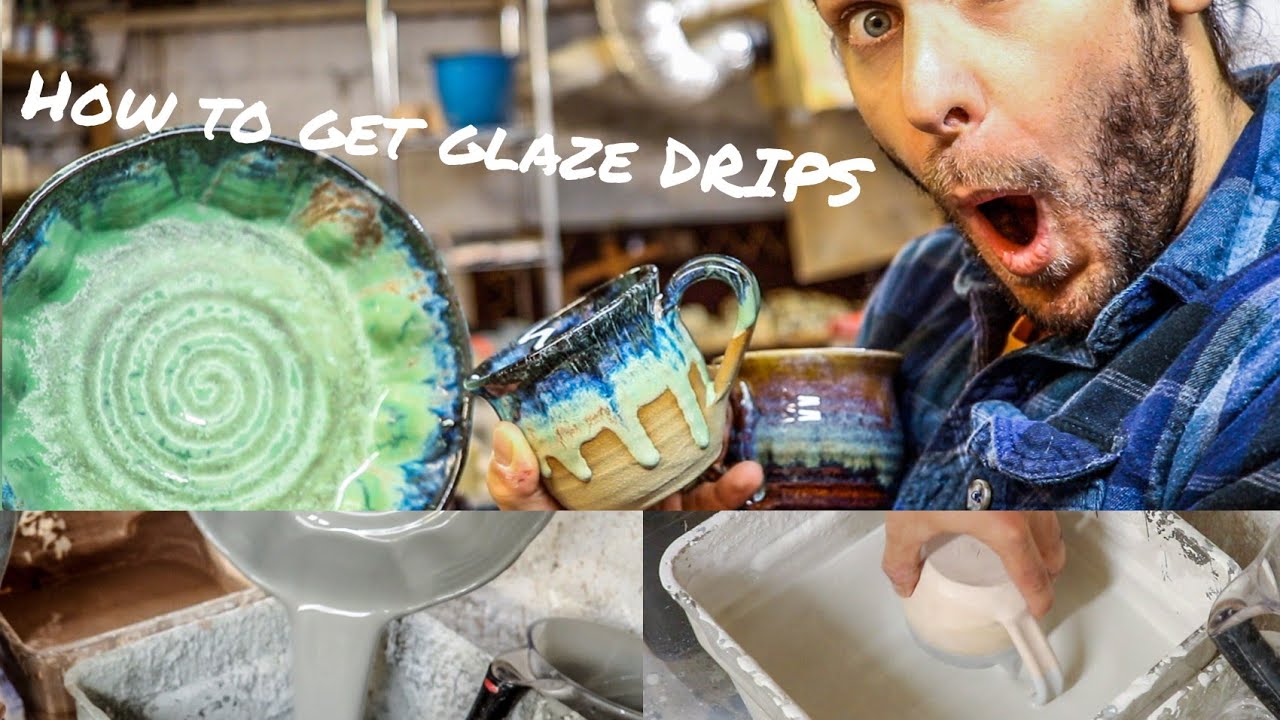 Pottery Glazing Techniques Drips Pouring And More Youtube