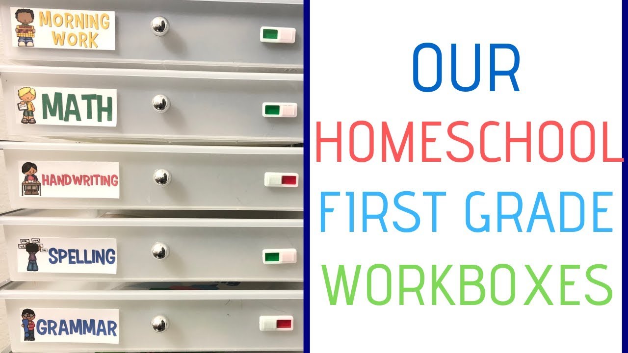 How We Use Workboxes For First Grade Youtube