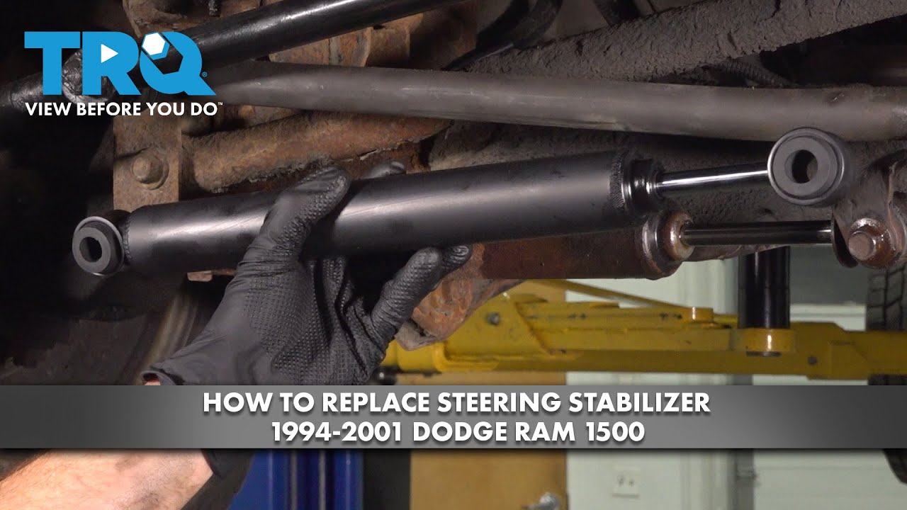 How To Replace Steering Stabilizer 1994 2001 Dodge Ram 1500 Youtube