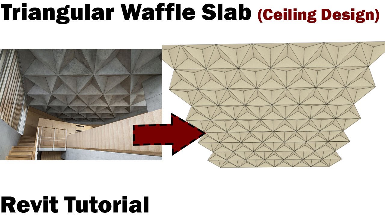 Revit Tutorial Triangular Waffle Slab Parametric Youtube
