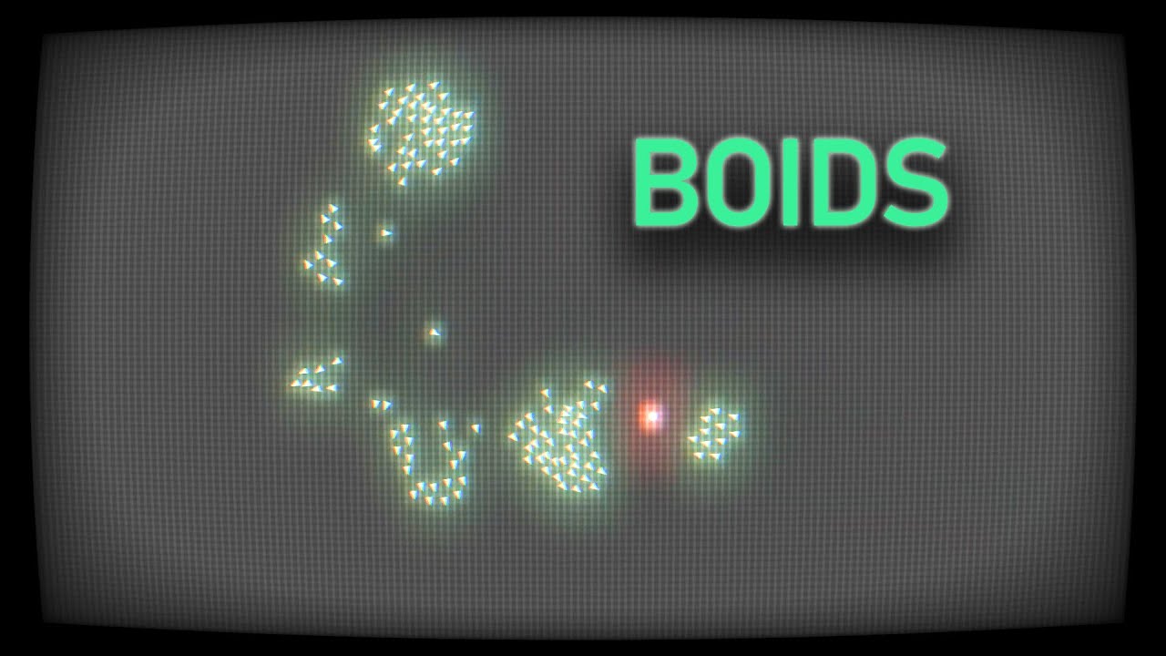 Boids A Flocking Simulation Youtube