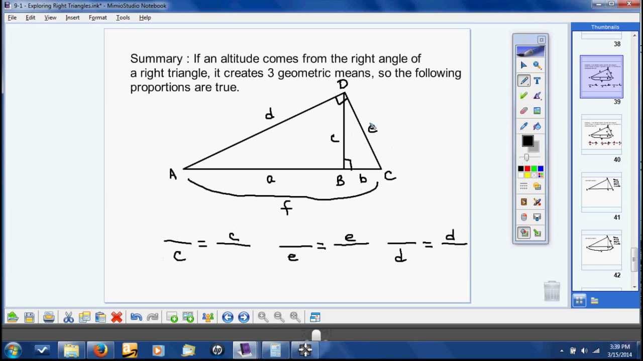 Exploring Right Triangles Youtube