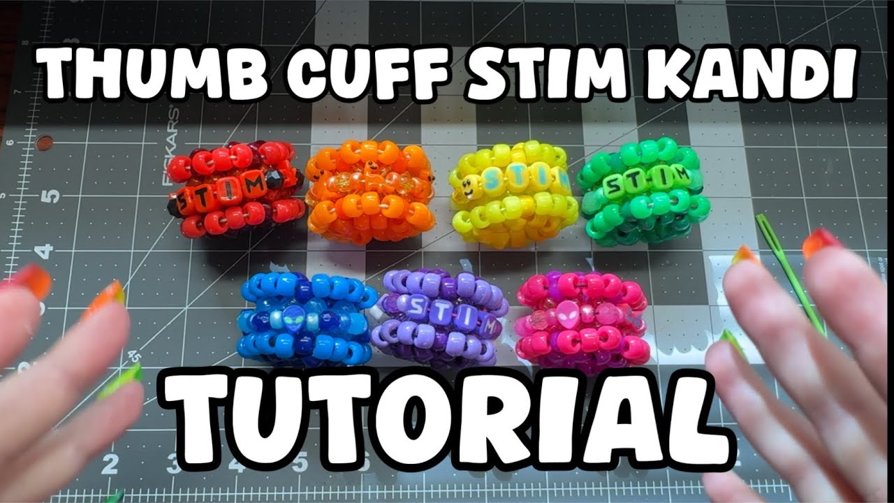 Thumb Cuff Stim Kandi Tutorial Easy Kandi Tutorial Youtube