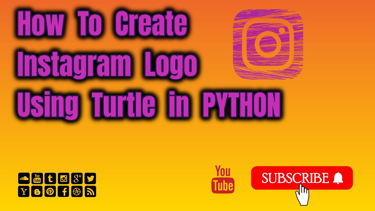 How To Create Instagram Logo Using Turtle Module In Python Pydroid3
