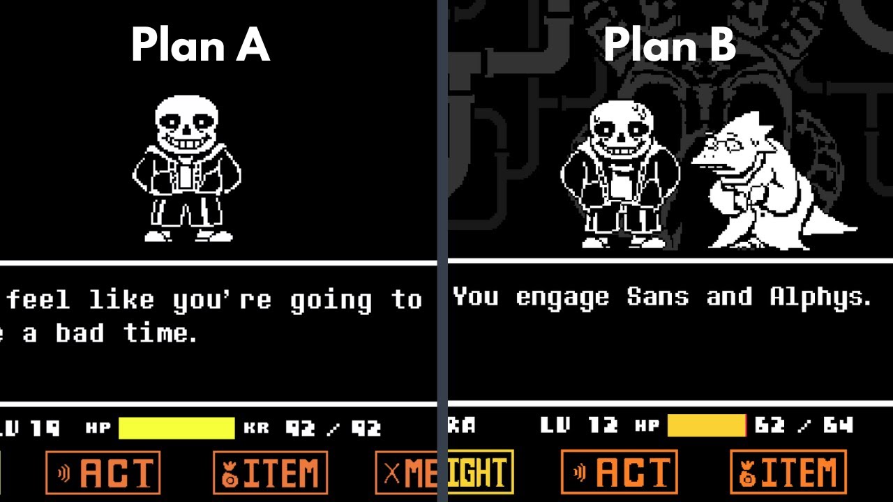 Undertale Plan B All Endings Youtube