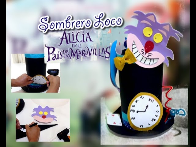 Dibujo Del Sombrero Del Sombrerero Loco De Alicia En El País De Las