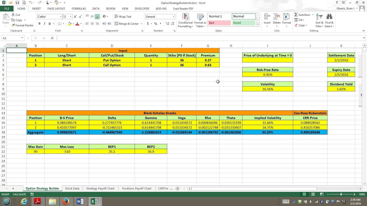 Excel Template Builder