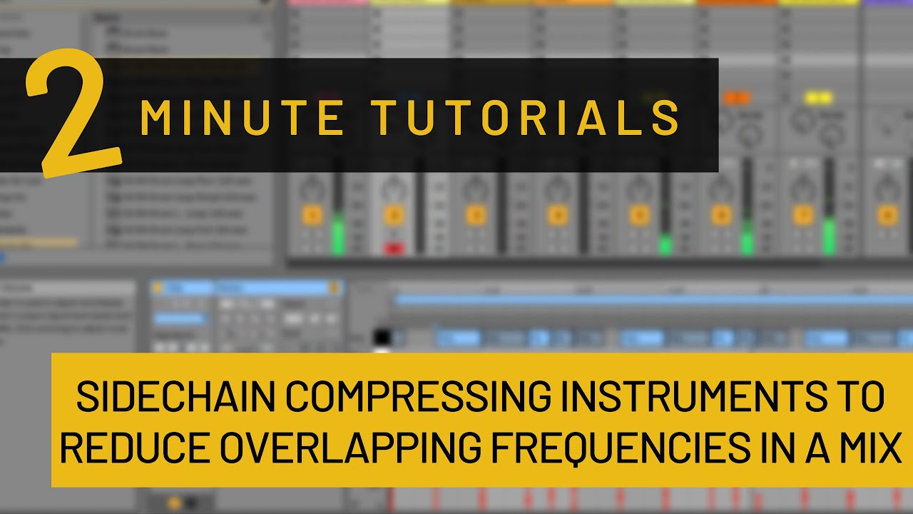 How To Use Sidechain Compression Youtube