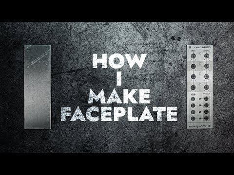 Making Of Eurorack Faceplate Youtube