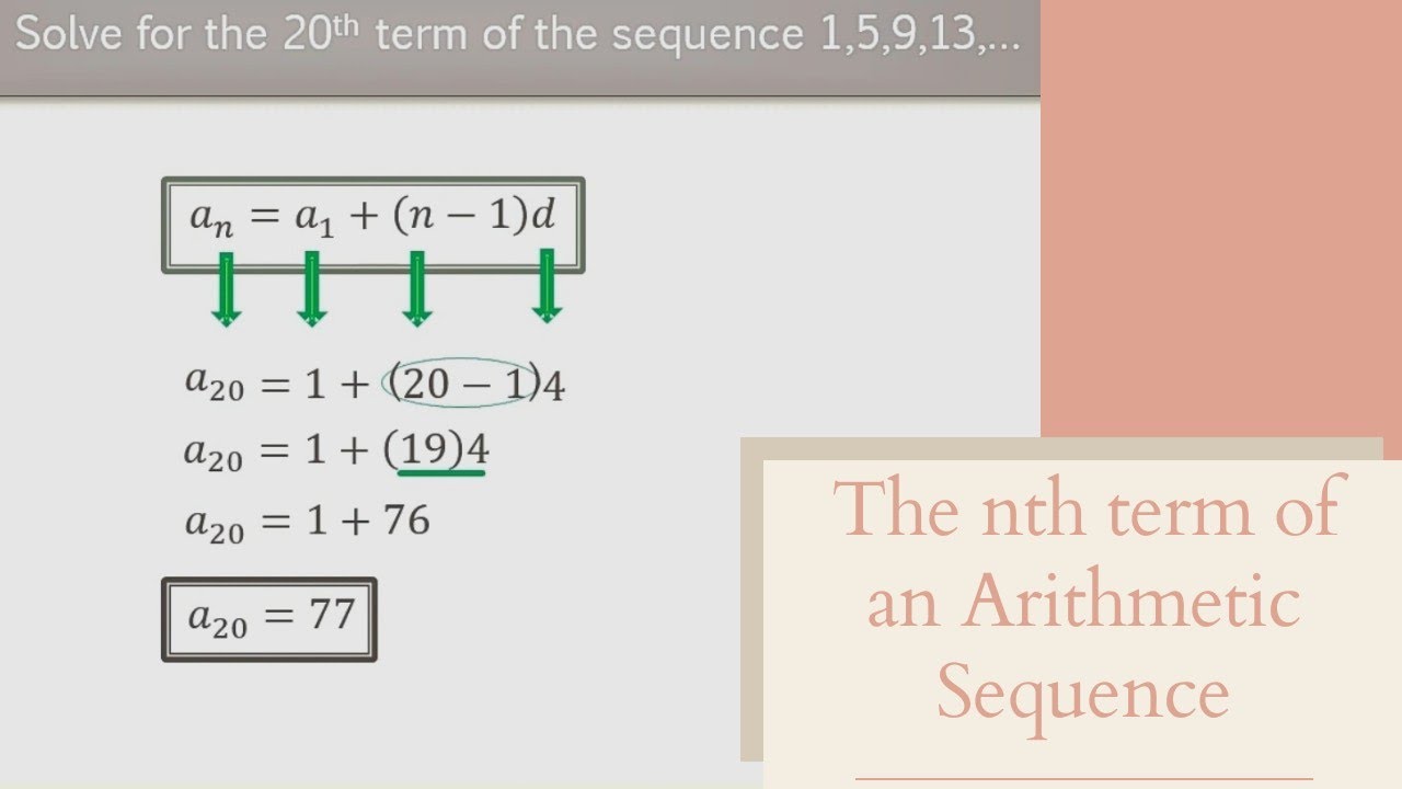 Arithmetic Sequence Math