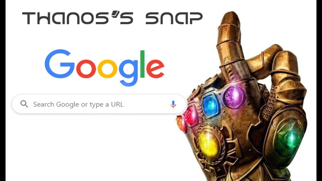 How To Thanos Snap On Google Chrome Youtube