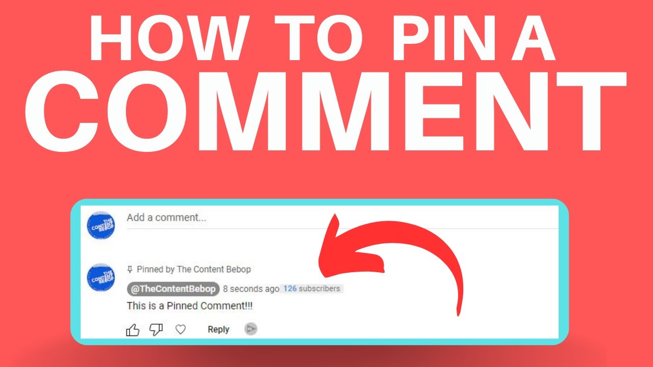 How To Pin Comments On Youtube Youtube