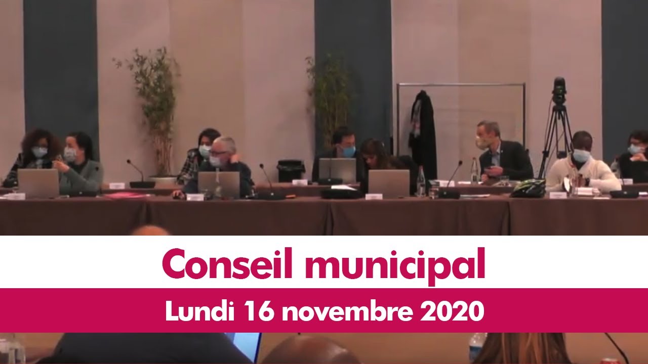 Conseil Municipal Du 16 Novembre 2020 Youtube