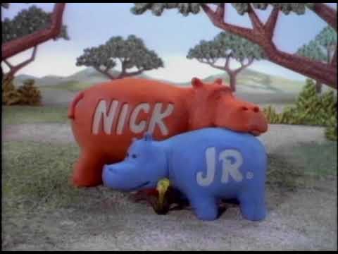 Nick Jr Id Hippo Aligator 1990 2003 Nick Jr Productions Logo 1999