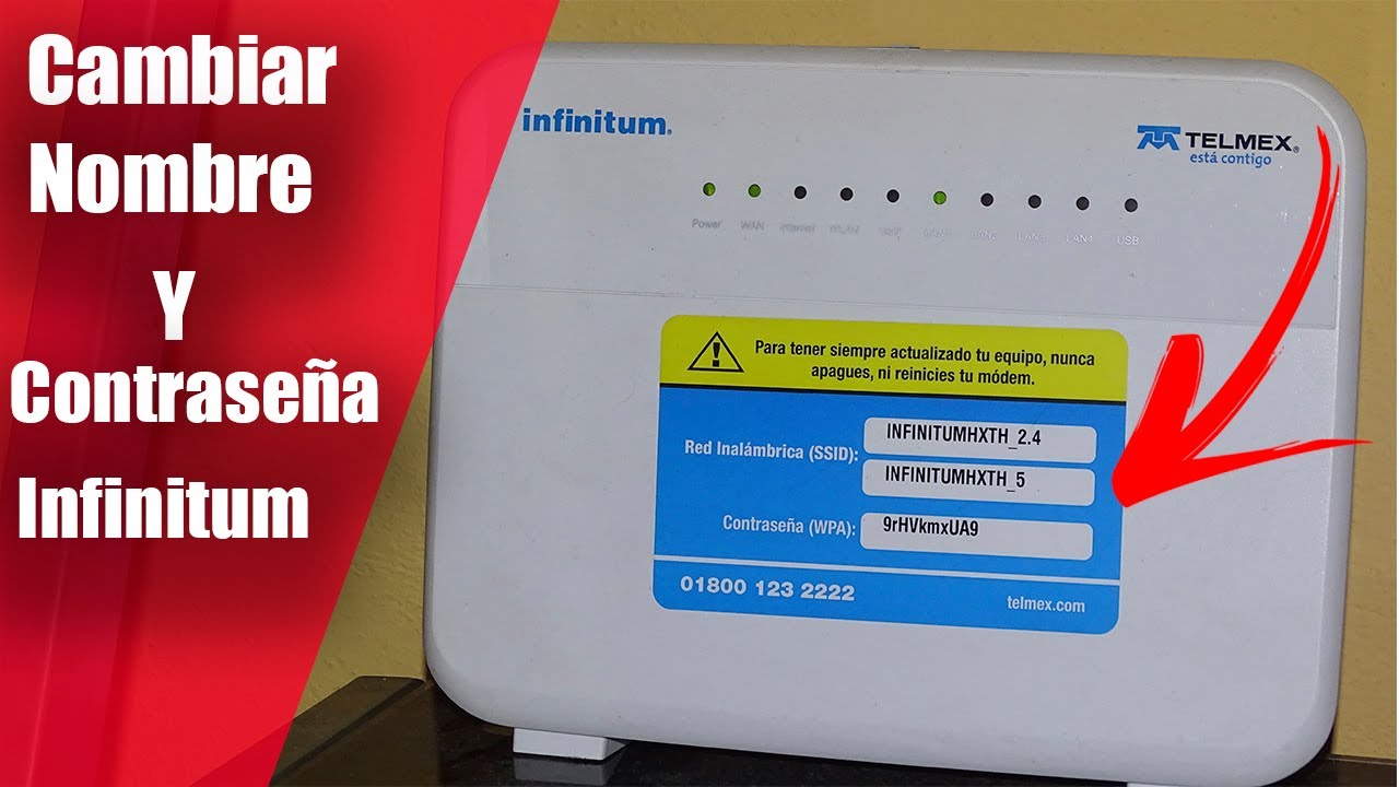 Cambiar Contraseña De Wifi Infinitum 2020 René Martínez 4k Youtube