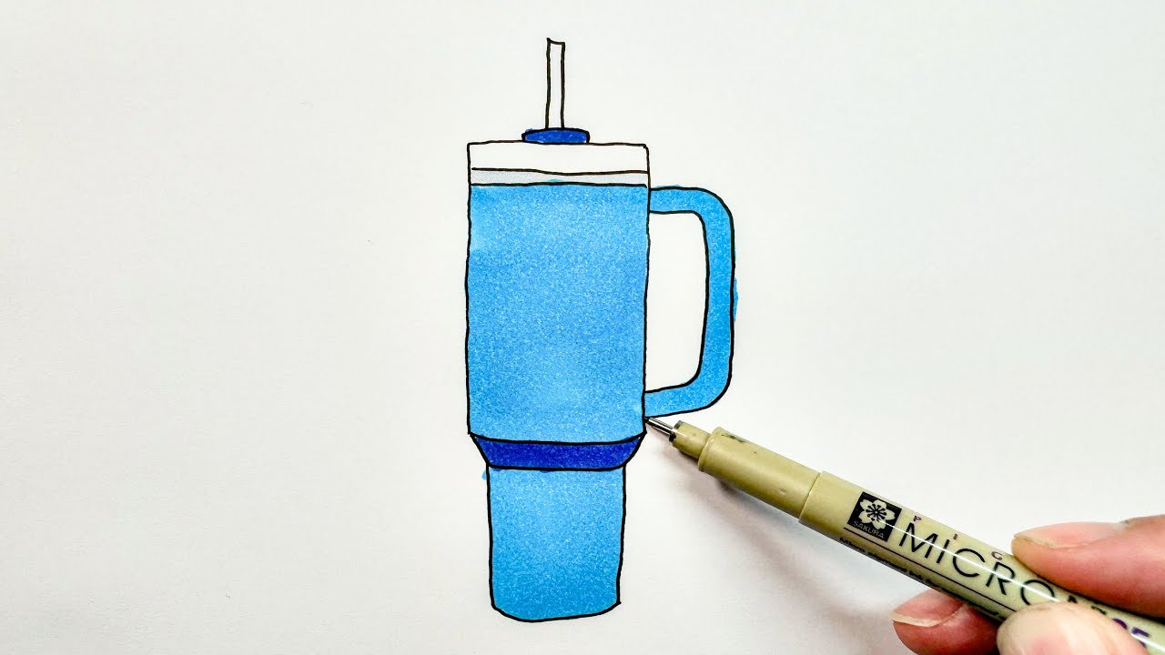 How To Draw A Stanley Cup Youtube