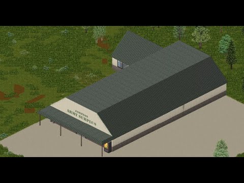 Jamieton Miltary Surplus Store Location Tour Project Zomboid Youtube