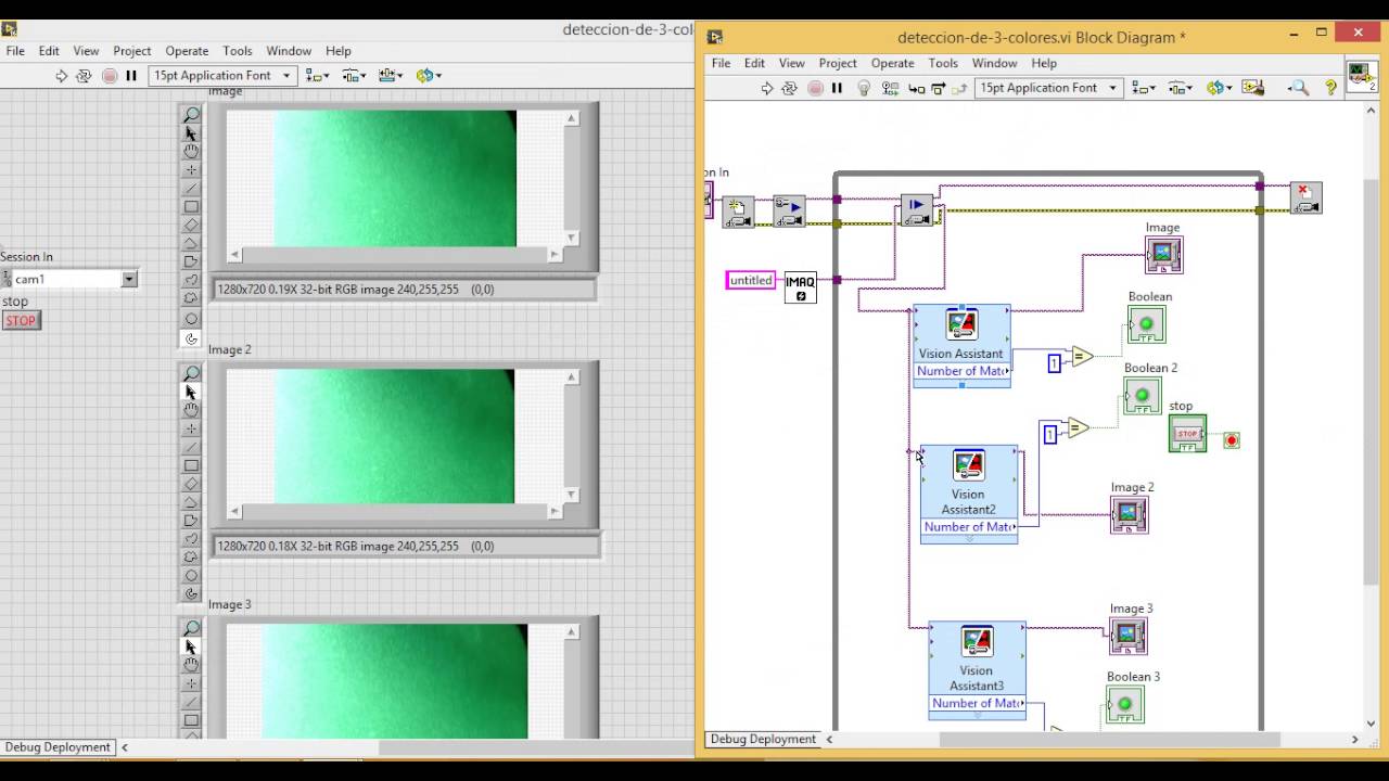 Detección De Colores En Labview Youtube