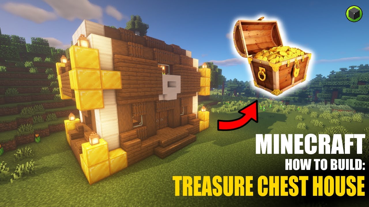 How To Build Treasure Chest House Minecraft Buildings 36 Youtube