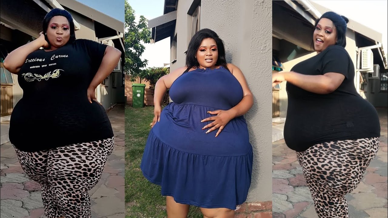 A South African Plus Size Curvy Model Fashion Model Run Way Model