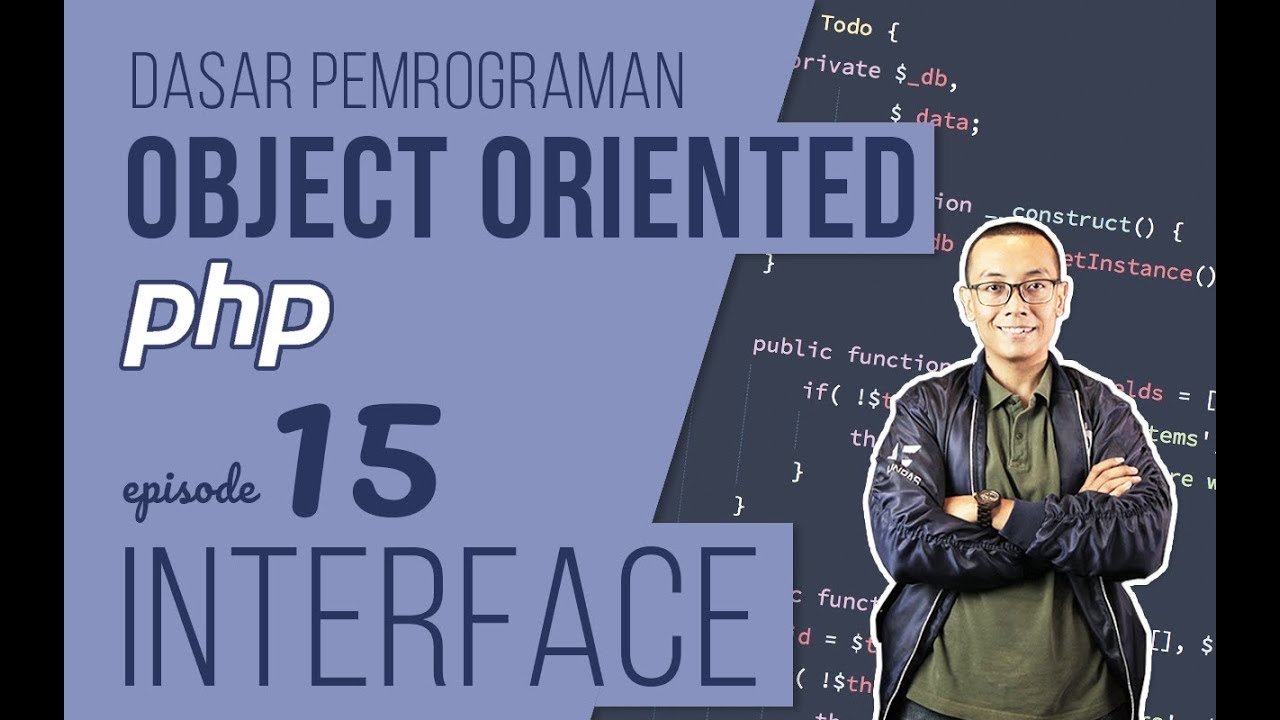 Oop Dasar Pada Php 15 Interface Youtube