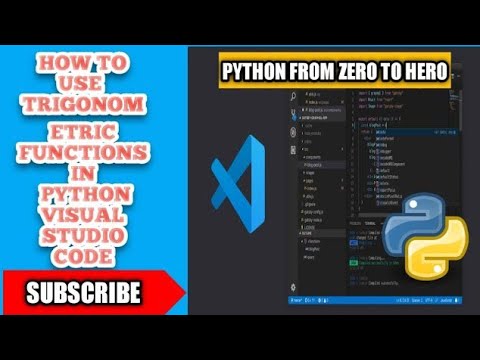 How To Use Trigonometric Functions In Python Visual Studio Code Using