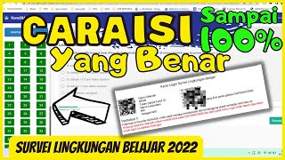 Cara Mengisi Survei Lingkungan Belajar 2022 Lengkap Sampai 100 Survei ...