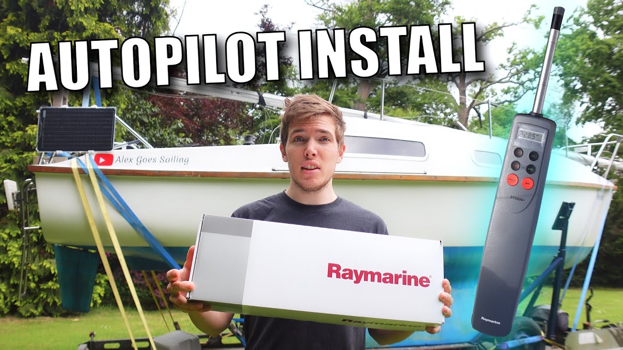 How To Install A Raymarine St2000 Tiller Pilot On A Sailboat Ep 98