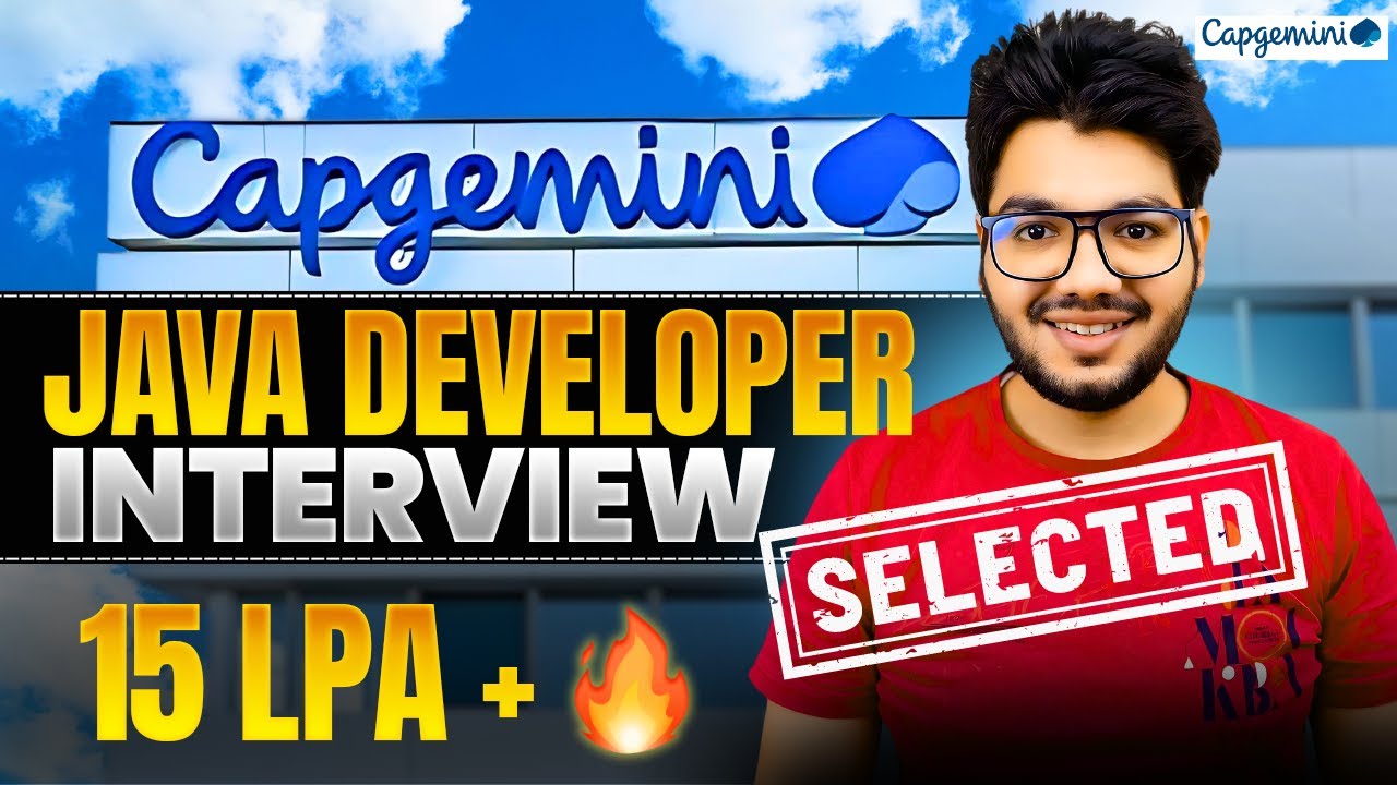 Capgemini Java Developer Interview Experience Questions Youtube