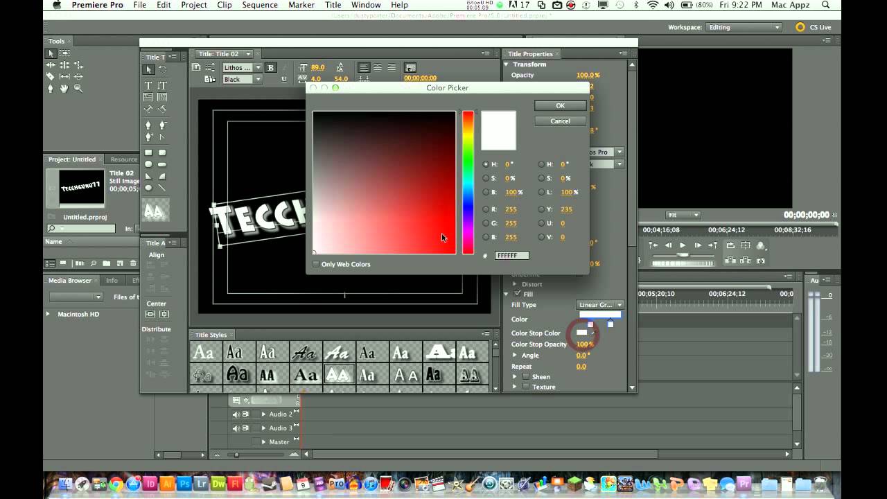 Adobe Premiere Pro Cs5 5 Tutorial Bluascse