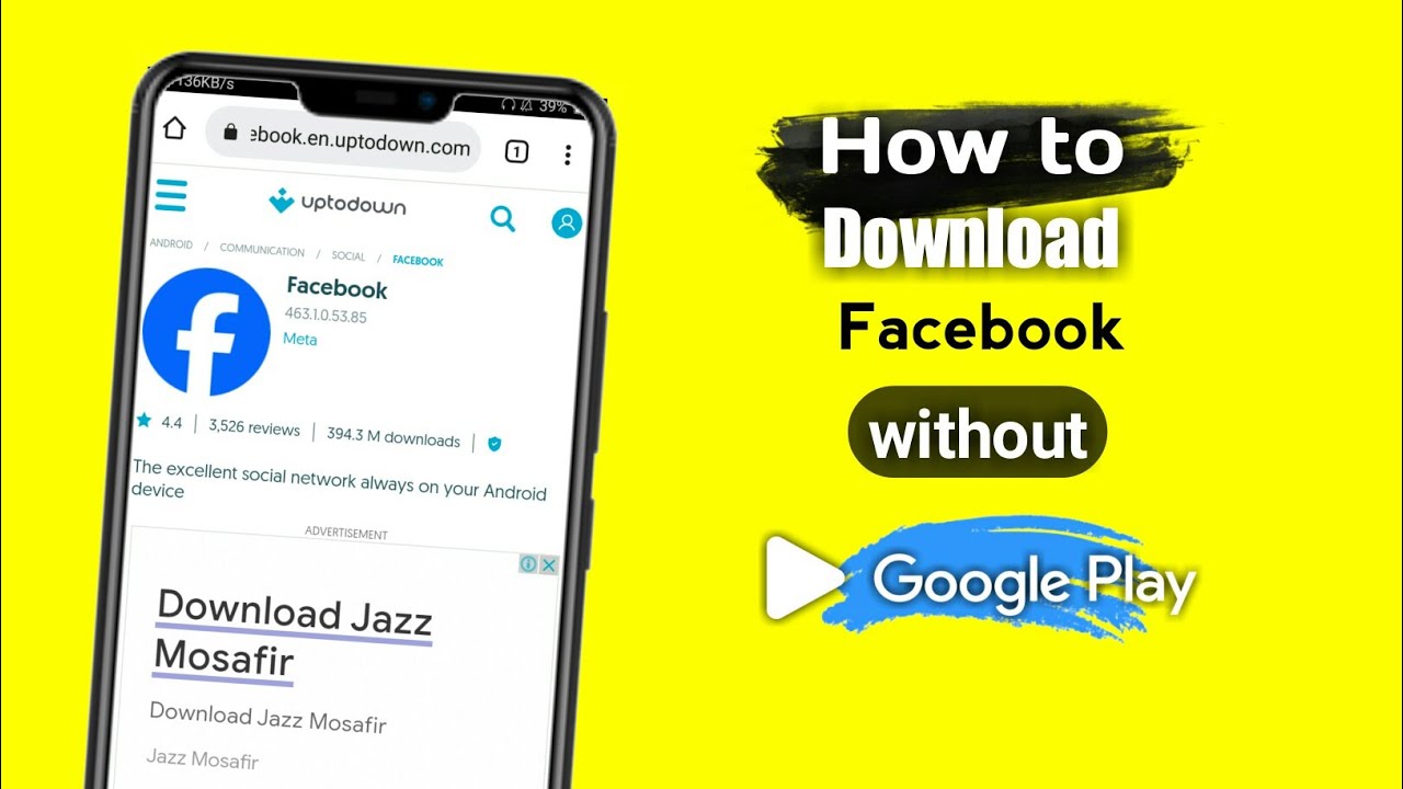 How To Download Facebook Without Google Play Store Facebook Not