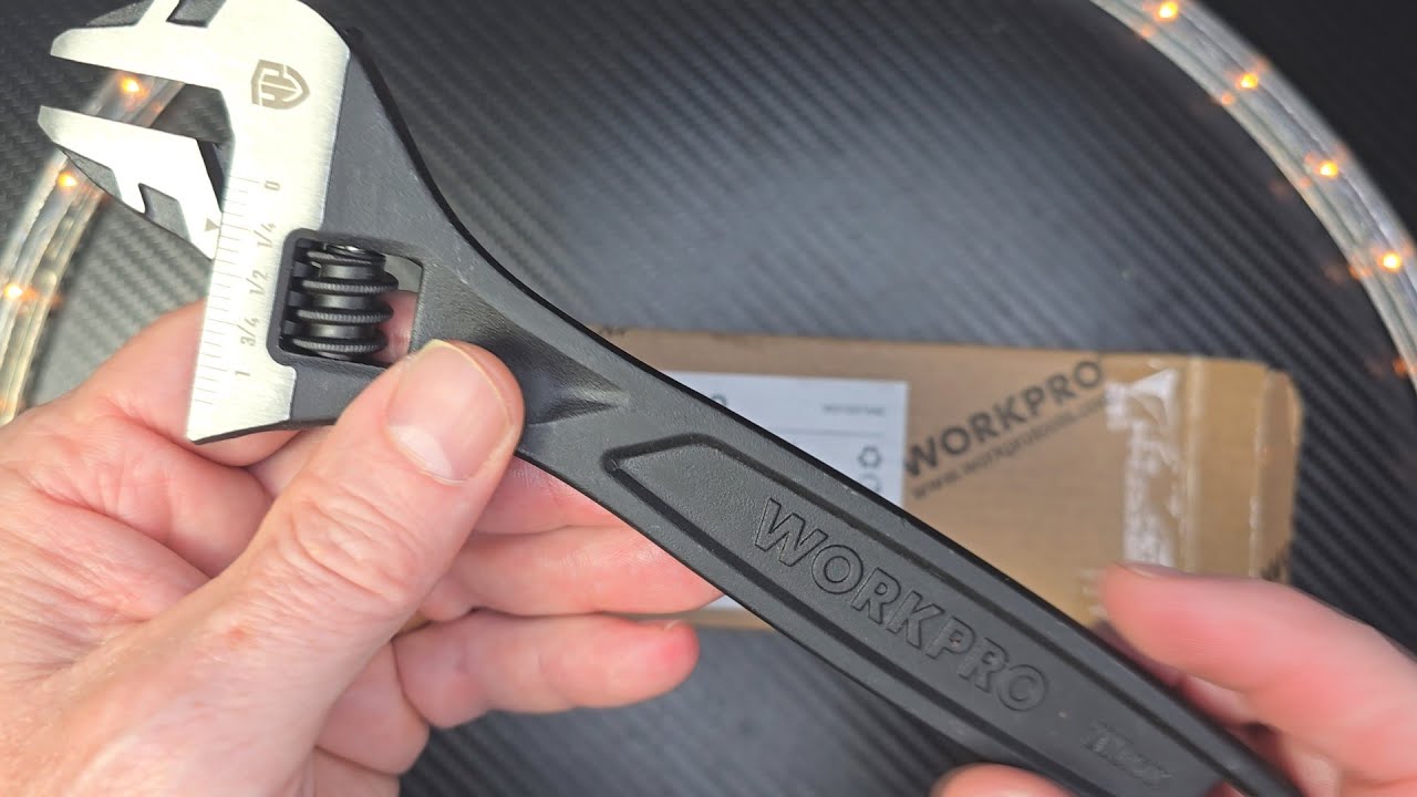 Workpro 8 Adjustable Wrench Great For Fixing Things Youtube