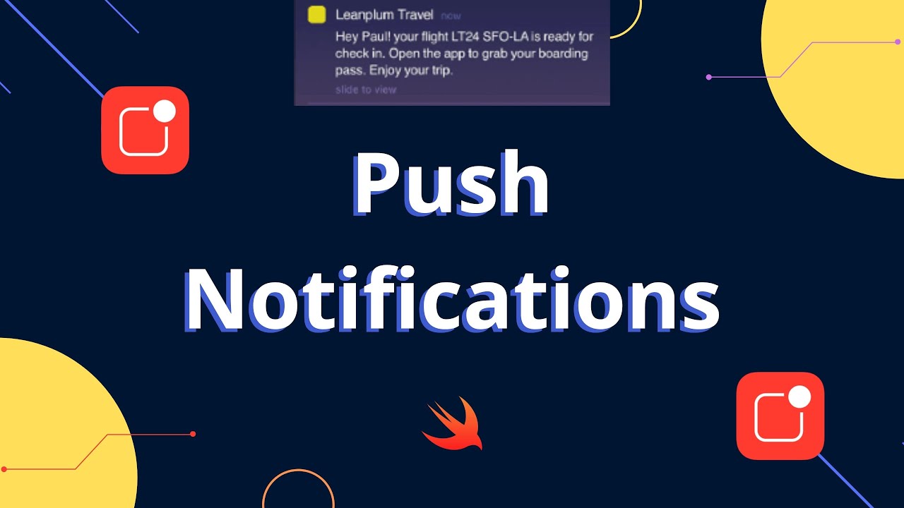 Swift Push Notifications Tutorial 2024 Ios Development Youtube